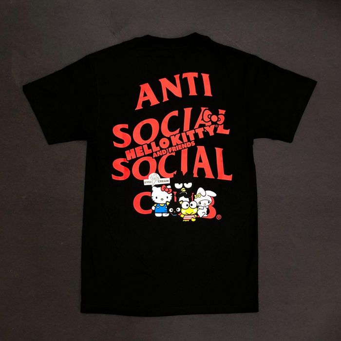 Anti Social Social Club DS Anti social social club x Hello kitty Tee ...