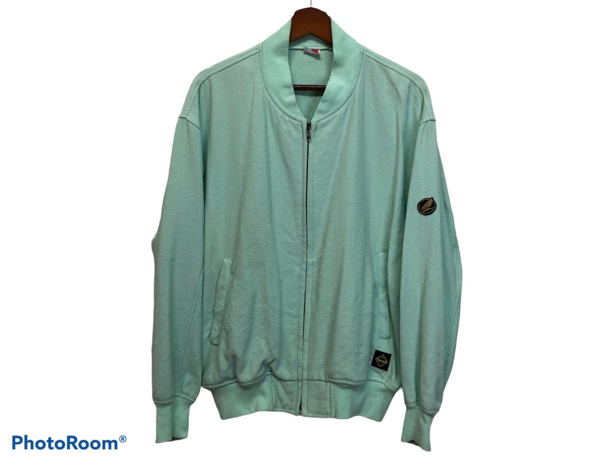 Honda × Racing × Vintage Vintahe Honda x Tactel Fiber Zipper Sweater ...