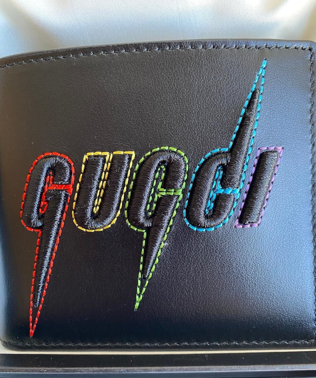 Gucci GUCCI BLADE rainbow Embroidered Logo | Grailed