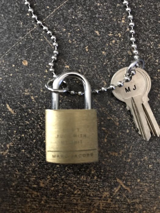 Marc Jacobs Padlock Necklace | Grailed