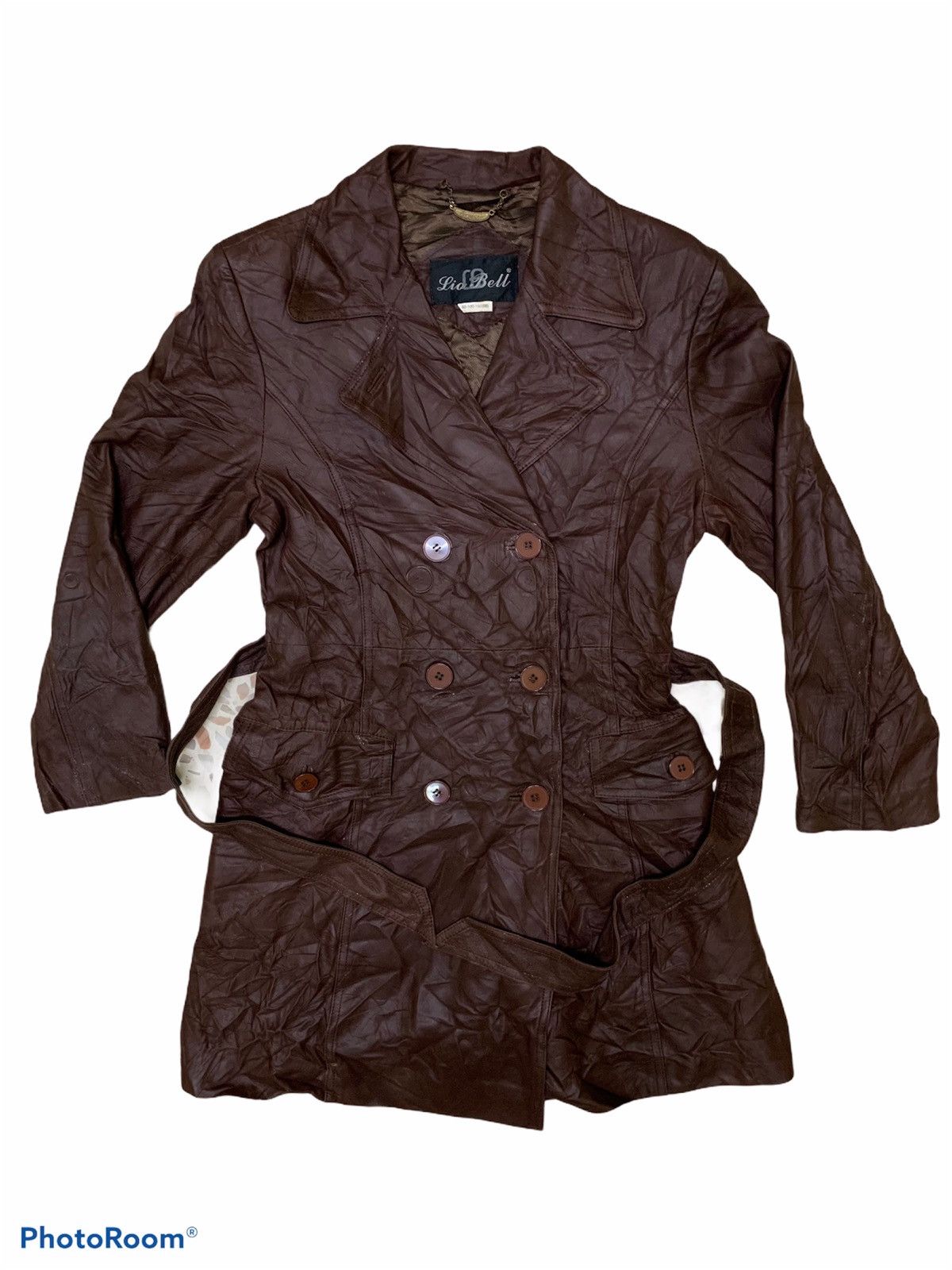 Other Lio bell leather trench coat | Grailed