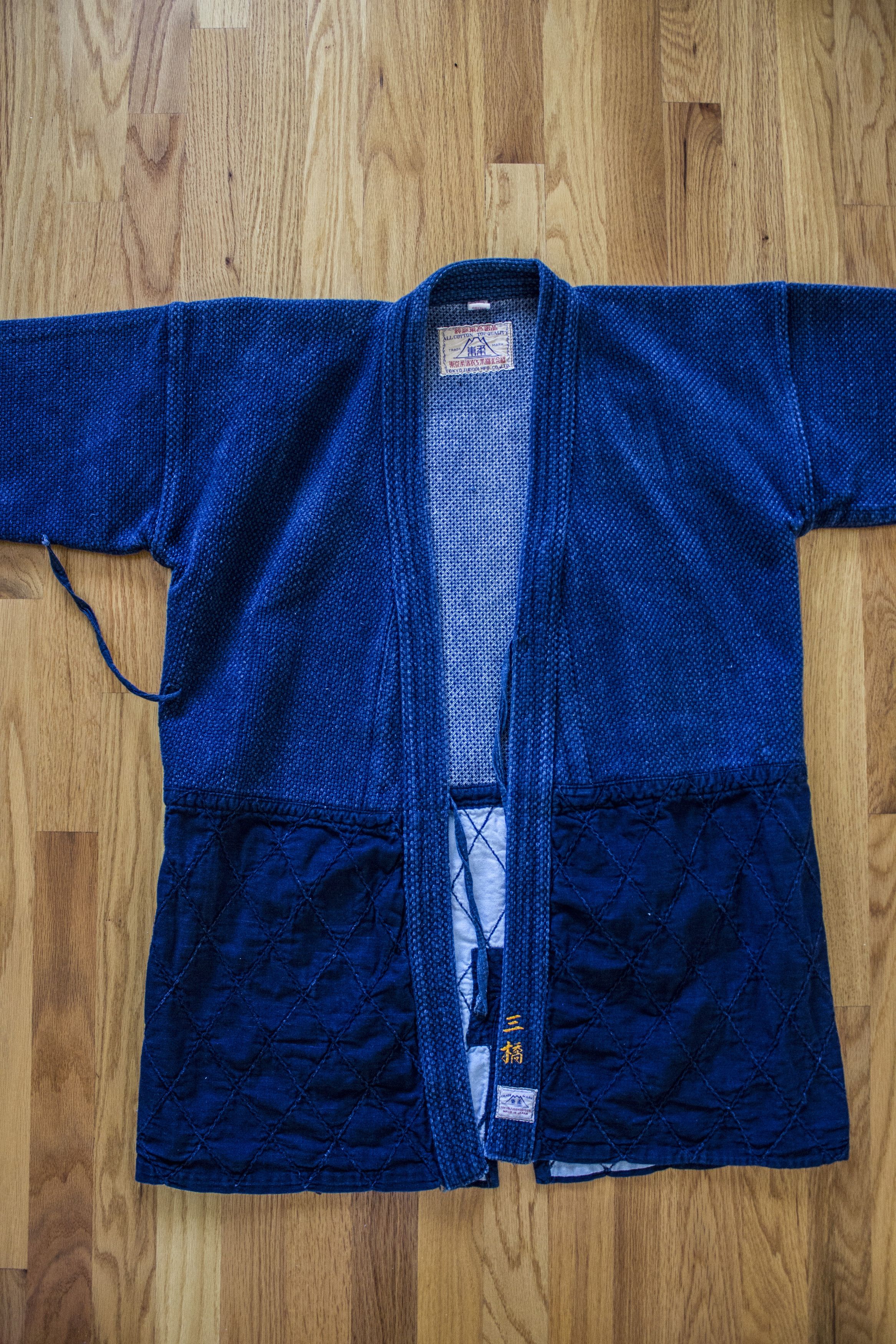 Visvim Indigo Dyed Sashiko Noragi Kimono | Grailed