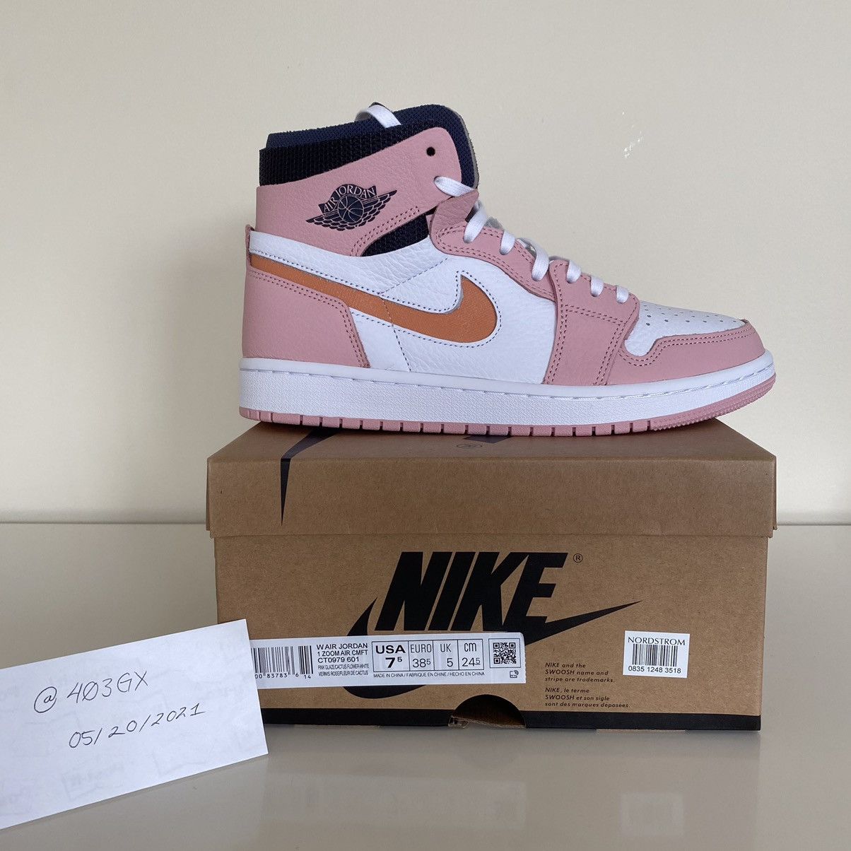 Nike W Air Jordan 1 Zoom Air CMFT “Cauliflower” | Grailed