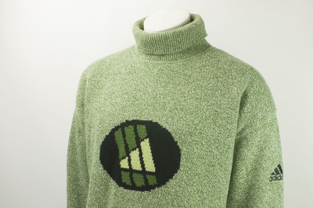 Adidas Adidas Wool Knited Sweater Turtleneck Windbreaker Lining | Grailed