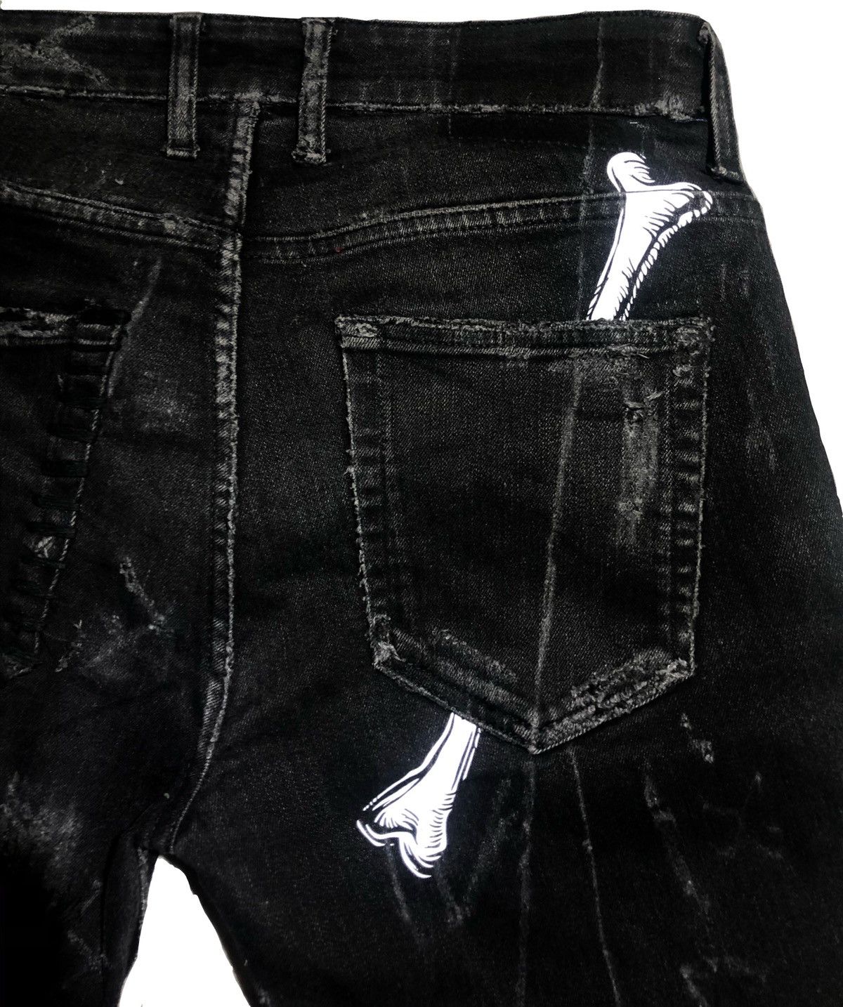 Vintage Punk crust spikes denim jeans | Grailed