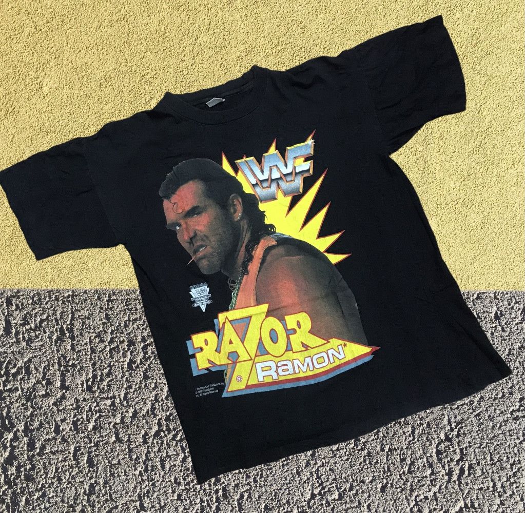 Vintage × WWE × WWF Vintage razor ramon shirt shirt 1992 | Grailed