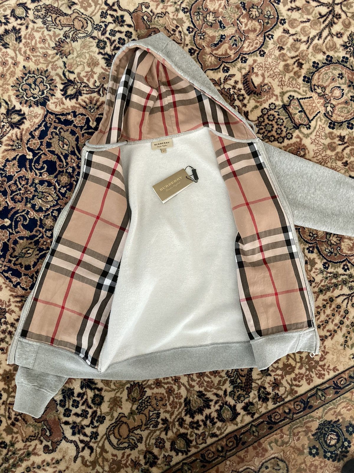 Burberry Burberry zip up | Grailed