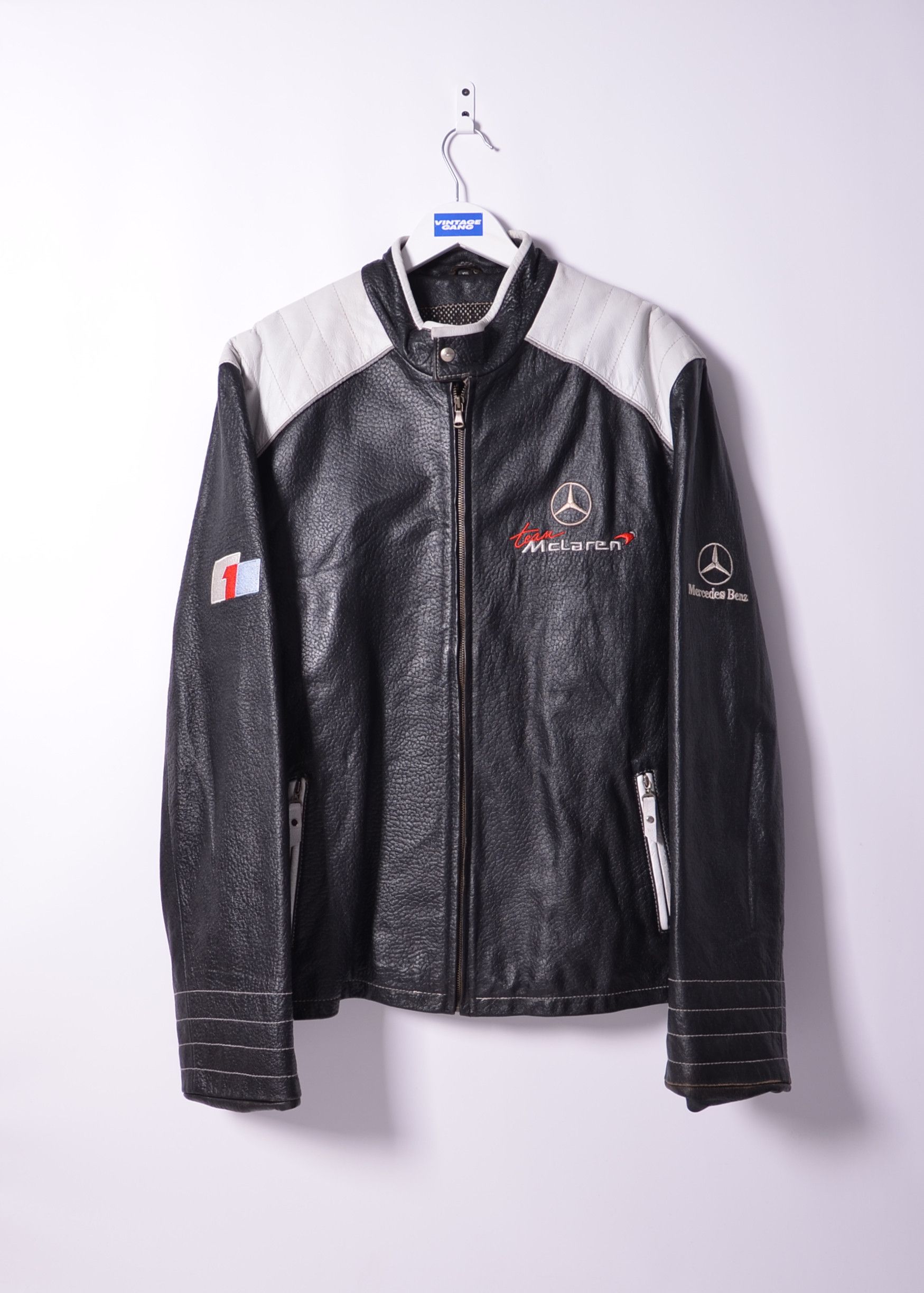 Malcolm McLaren × Mercedes-Benz × Vintage Mercedes-Benz Leather jacket ...