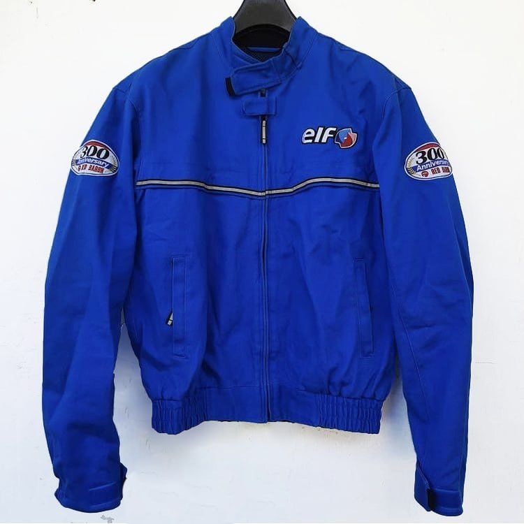 Japanese Brand × Vintage Rare!! ELF 300 Anniversary Red Baron Jacket ...