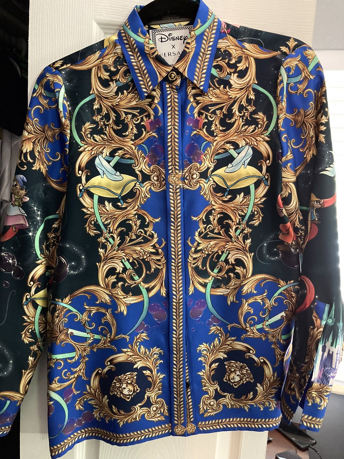 Versace Men’s long sleeve Versace Disney edition shirt | Grailed