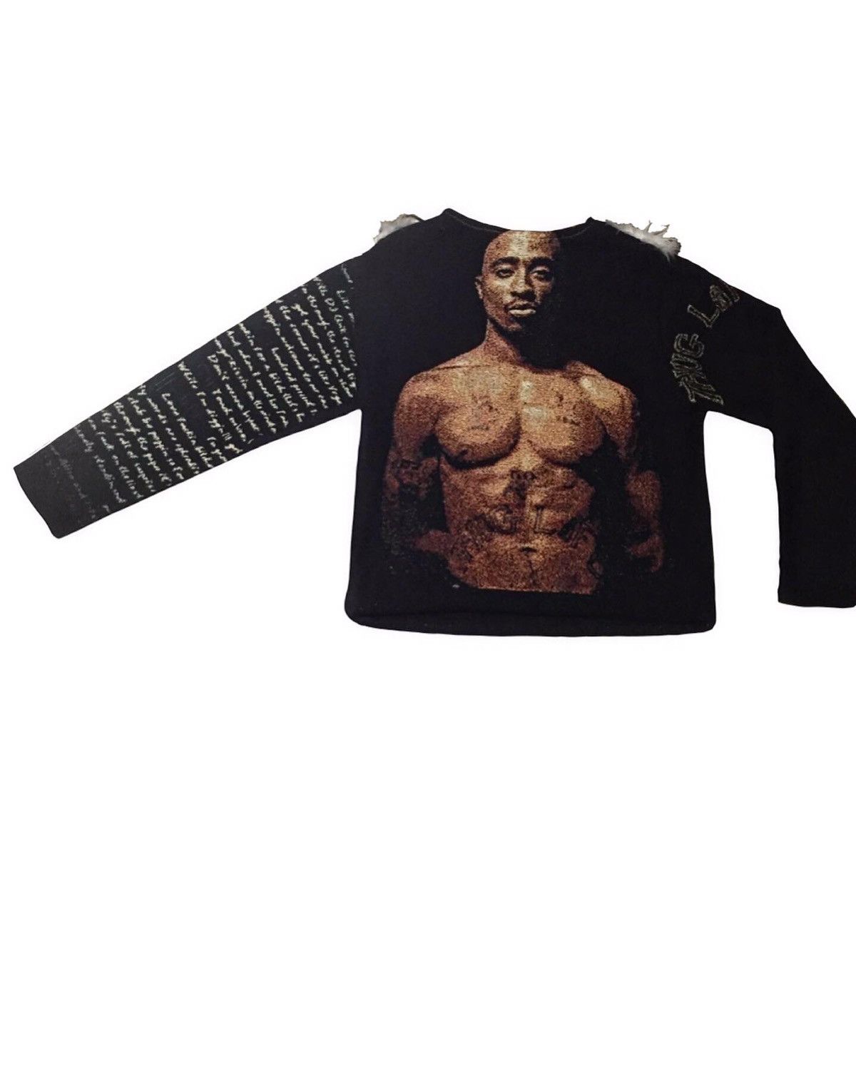 Vintage 2pac woven sweater | Grailed