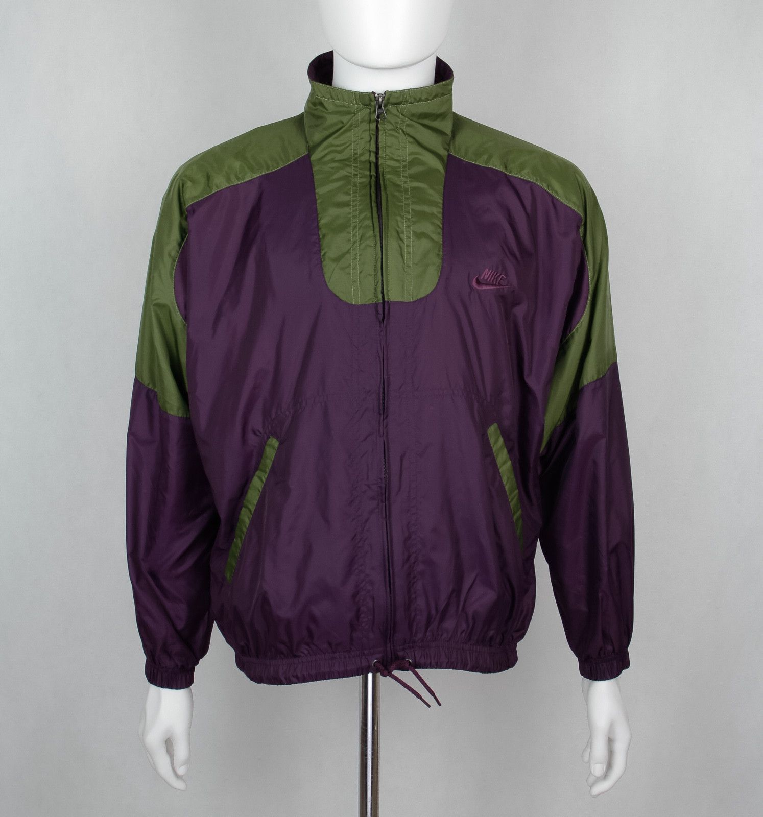 Nike × Vintage Nike Vintage Windcheater JAcket 80's Large Boys / XXS ...