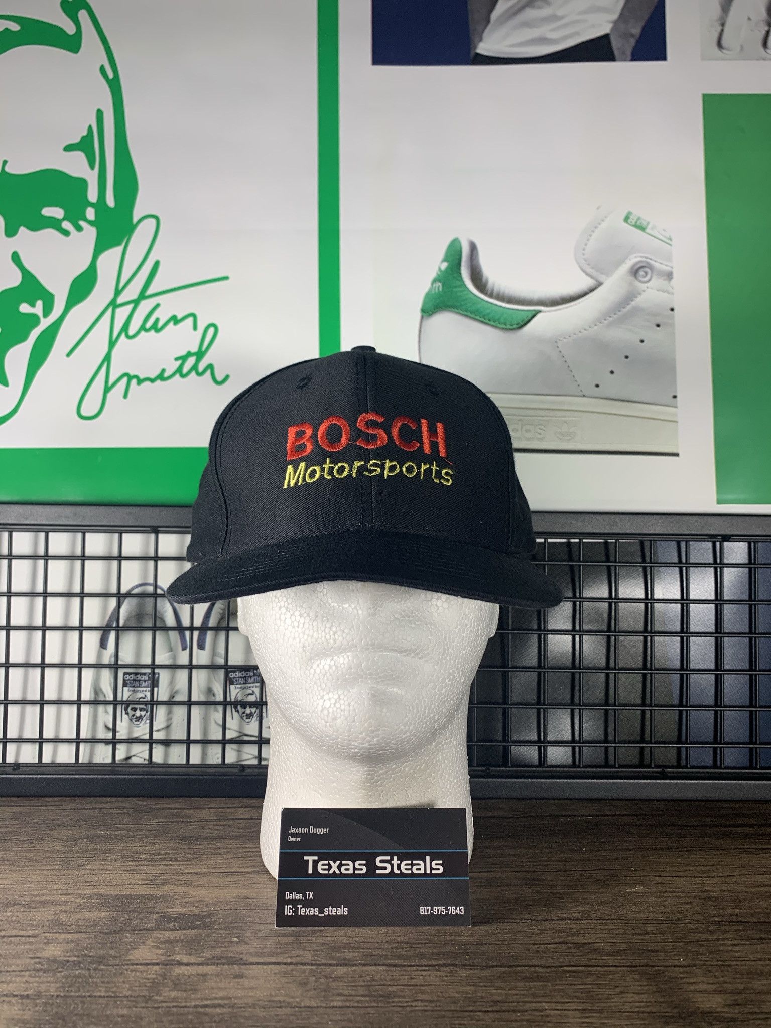 Vintage Vintage Mohr's Bosch Motorsports Car Race Black Hat Cap VTG ...