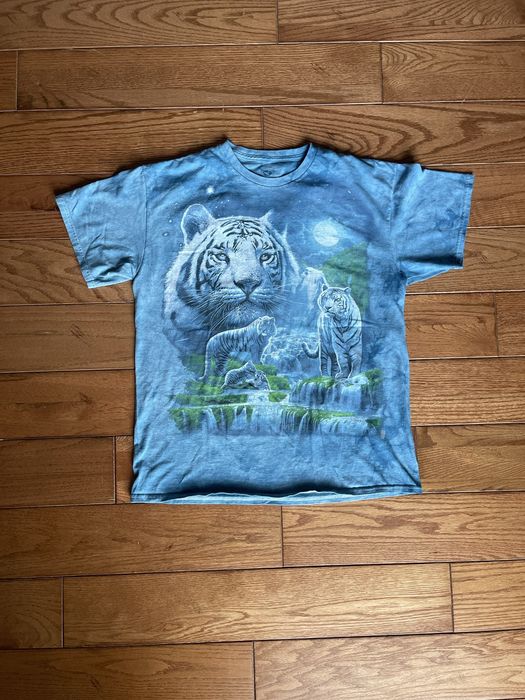 Vintage Vintage Liquid Blue Tiger Tee | Grailed