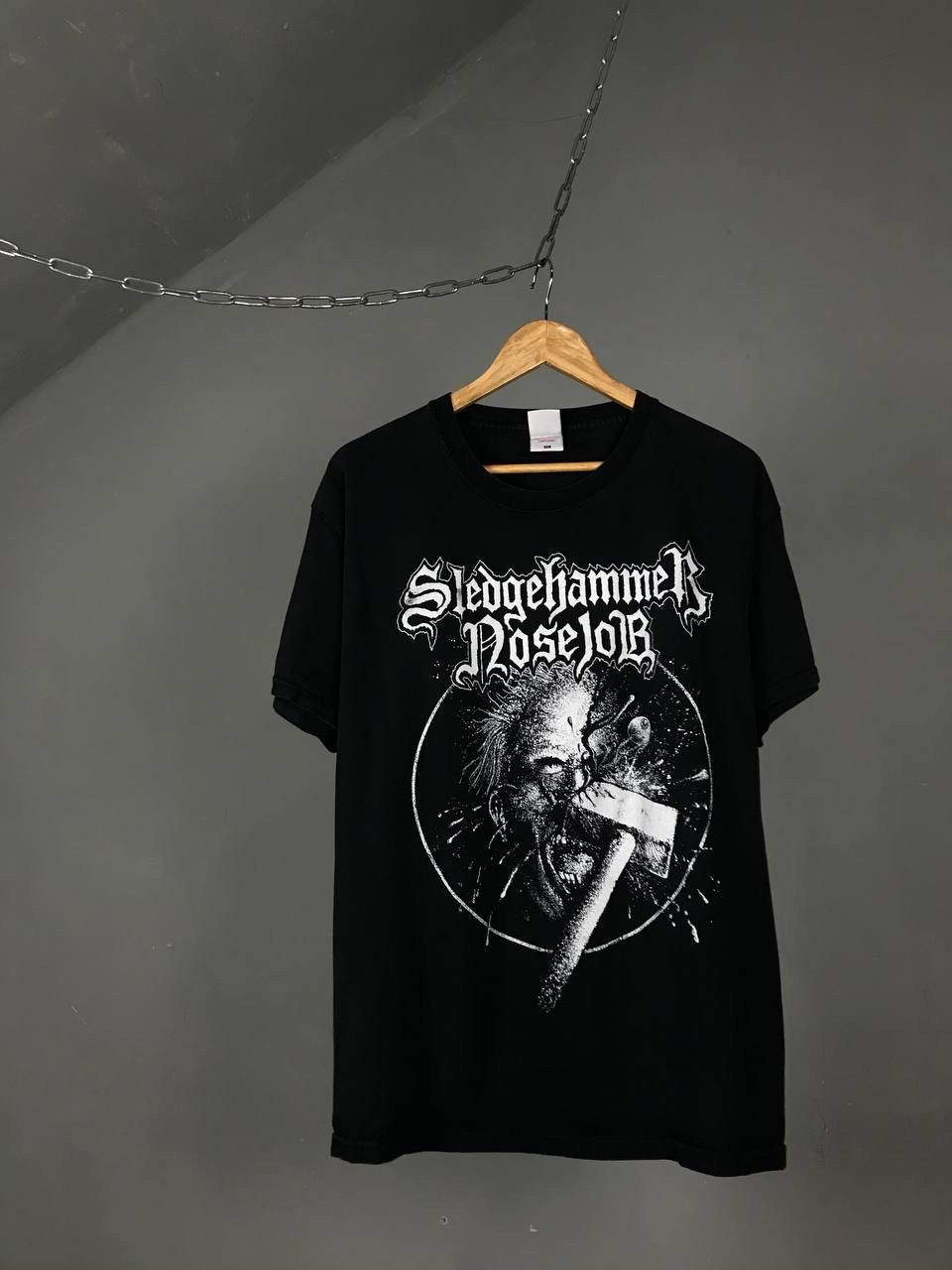 Band Tees × Rock T Shirt × Vintage Sledgehammer Nosejob vintage rock ...