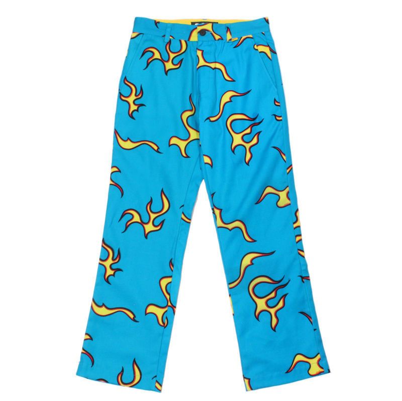 Golf Wang Golf Wang Flame Pants 32 Blue Tyler The Creator Cherry Bomb ...