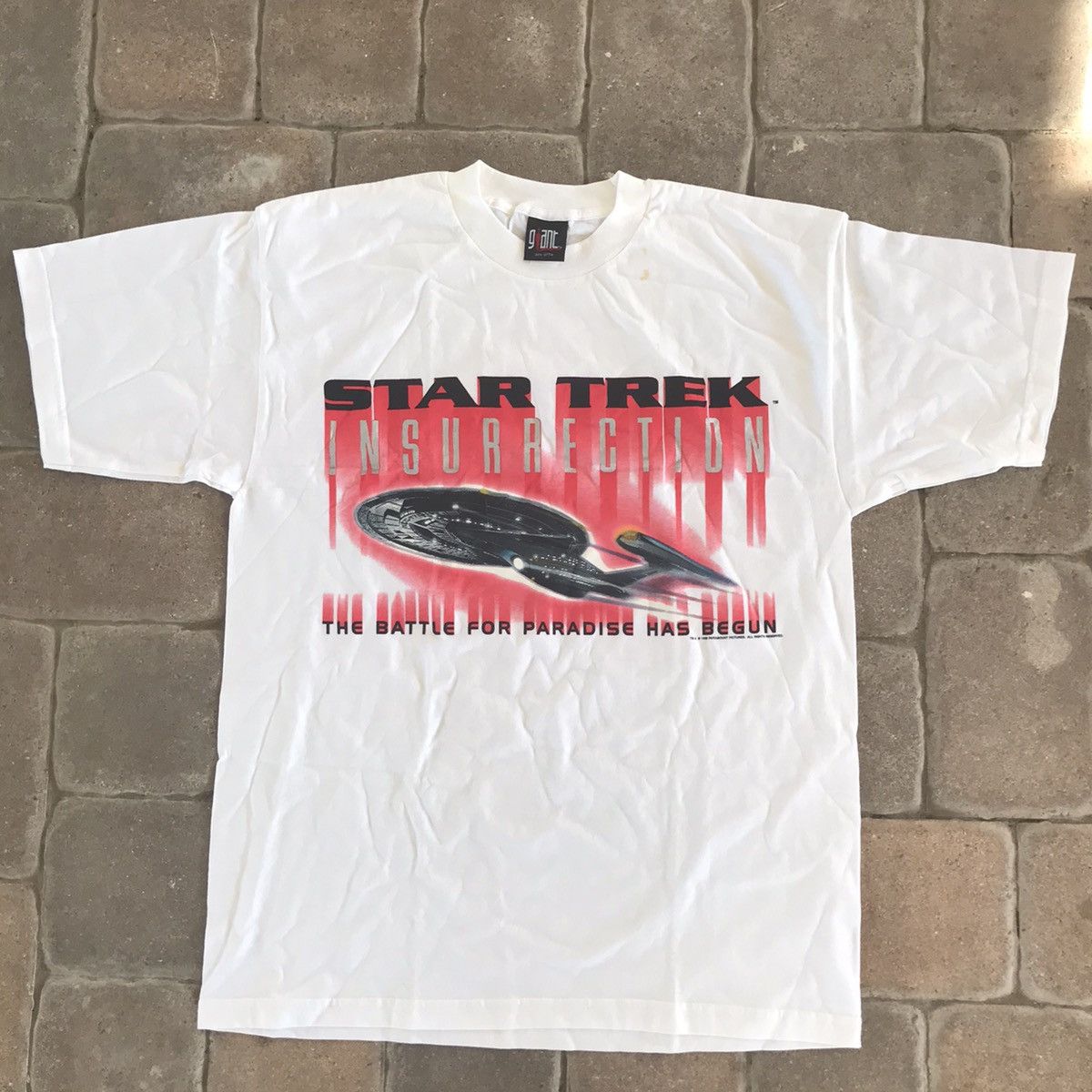 Vintage Vintage 1998 Star Trek Insurrection the battle t shirt | Grailed