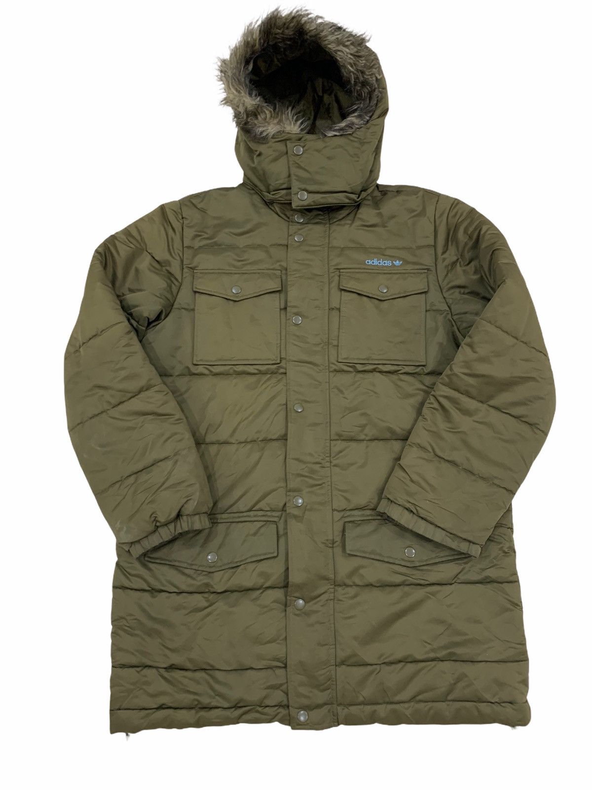 Adidas Adidas Puffer Hoodie Multipocket Jacket | Grailed