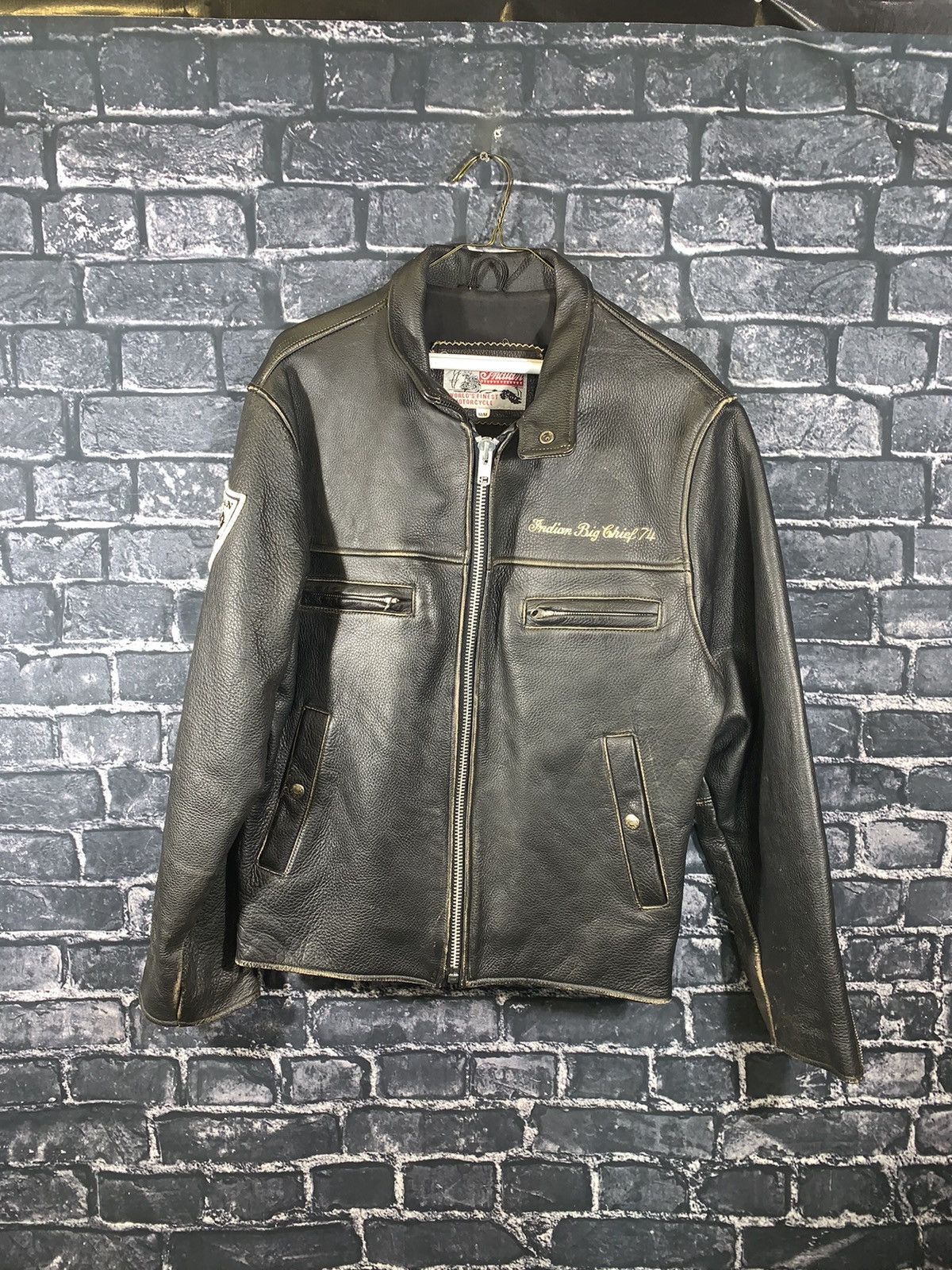 Indian Motercycles Rare Indian Motorcycles 90s leather biking jacket ...