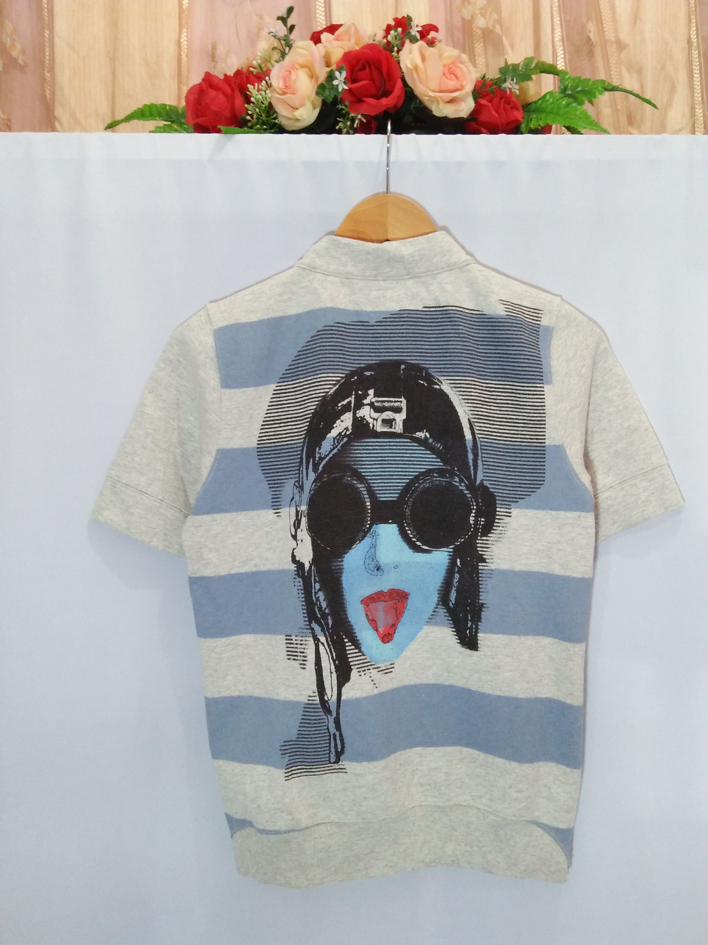 Diesel Diesel Cyber Punk Back Hit Short Sleeve Zipper Jacket | Grailed