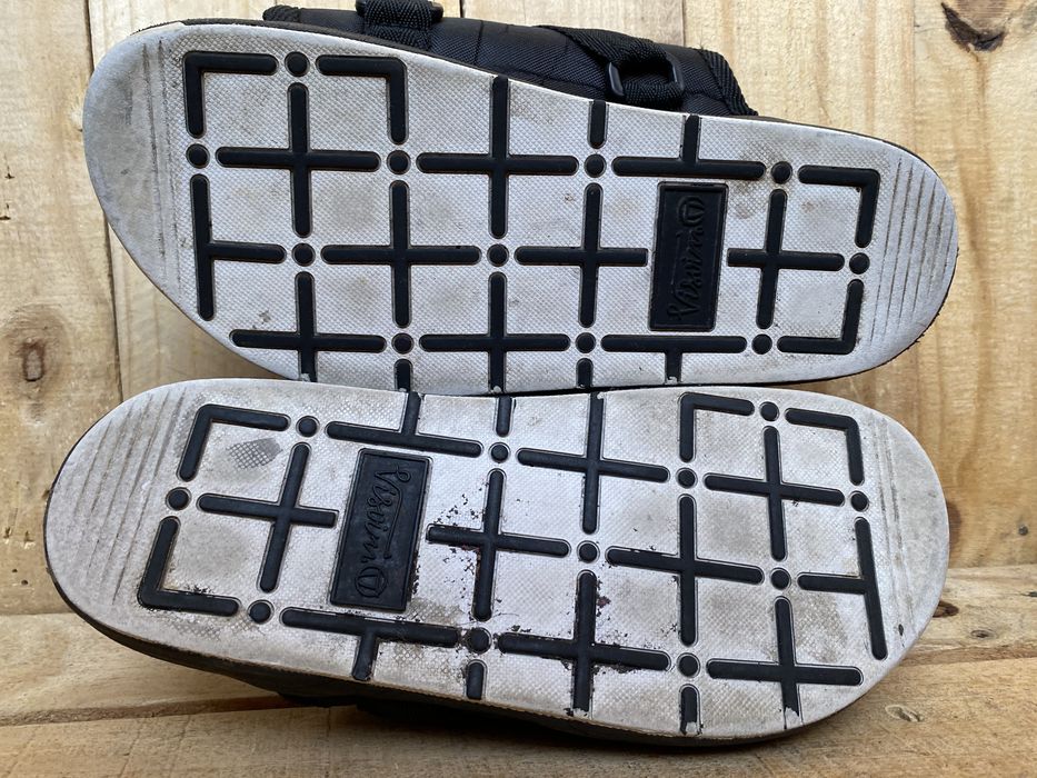 Visvim VISVIM Neighborhood CHRISTO SANDALS SLIDES SLIPPERS Black | Grailed