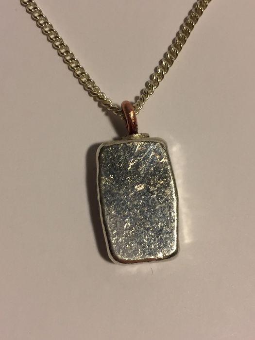 Custom Solid Silver Ingot Necklace | Grailed