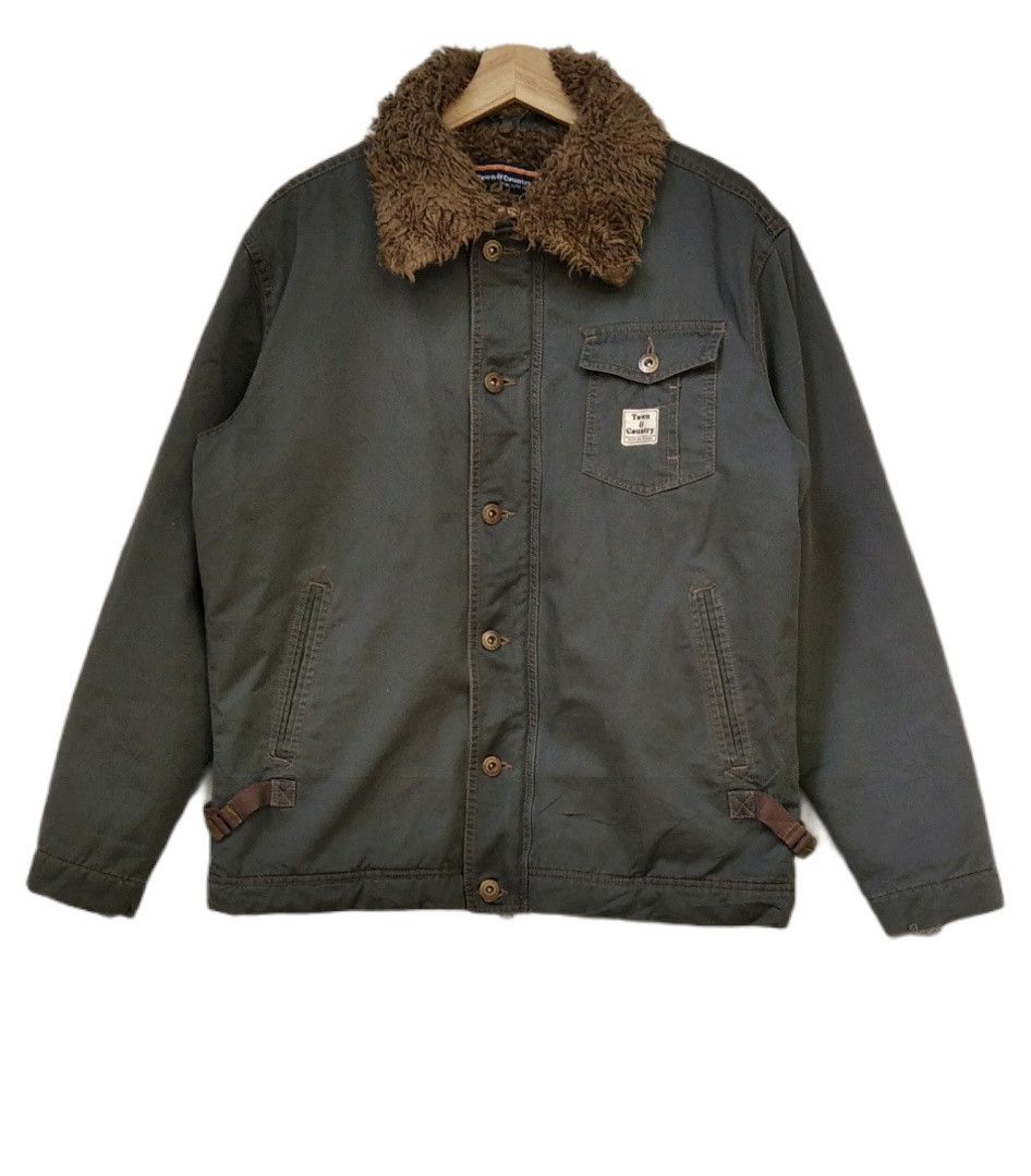 Military × Surf Style T&C SURF Fur Military Style Jacket | Grailed