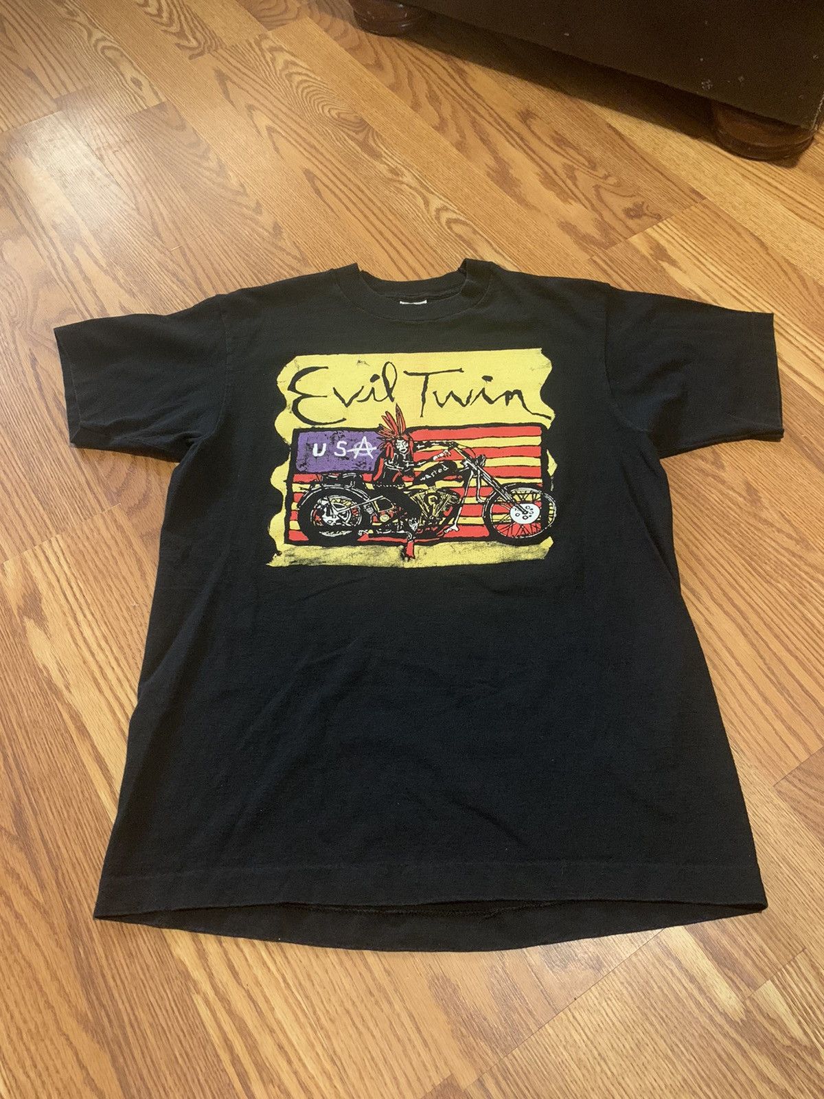 Band Tees × Streetwear × Vintage 1992 Evil twin tour t shirt | Grailed