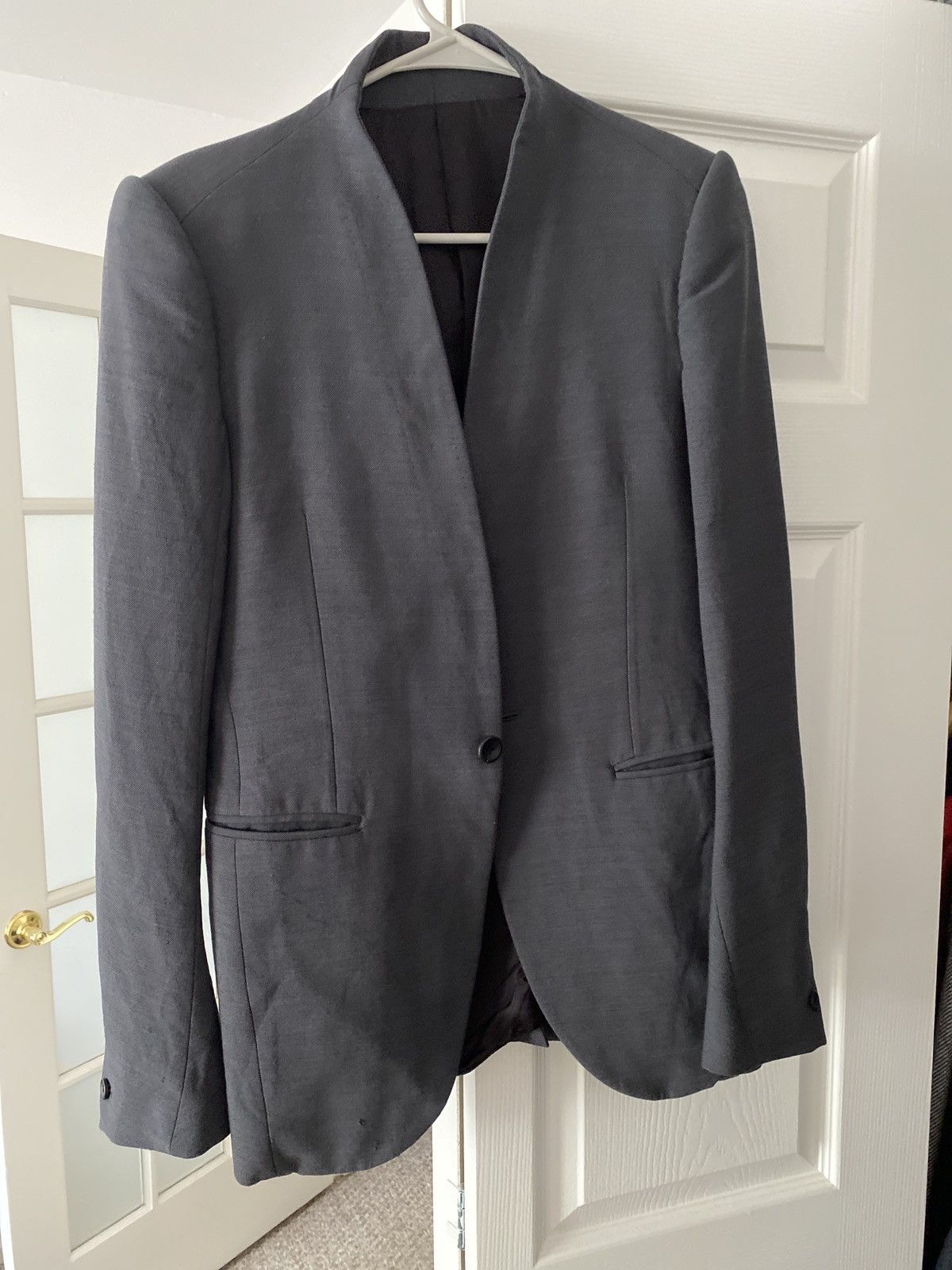 Devoa Anatomical, pagoda shoulder Blazer lapel less | Grailed