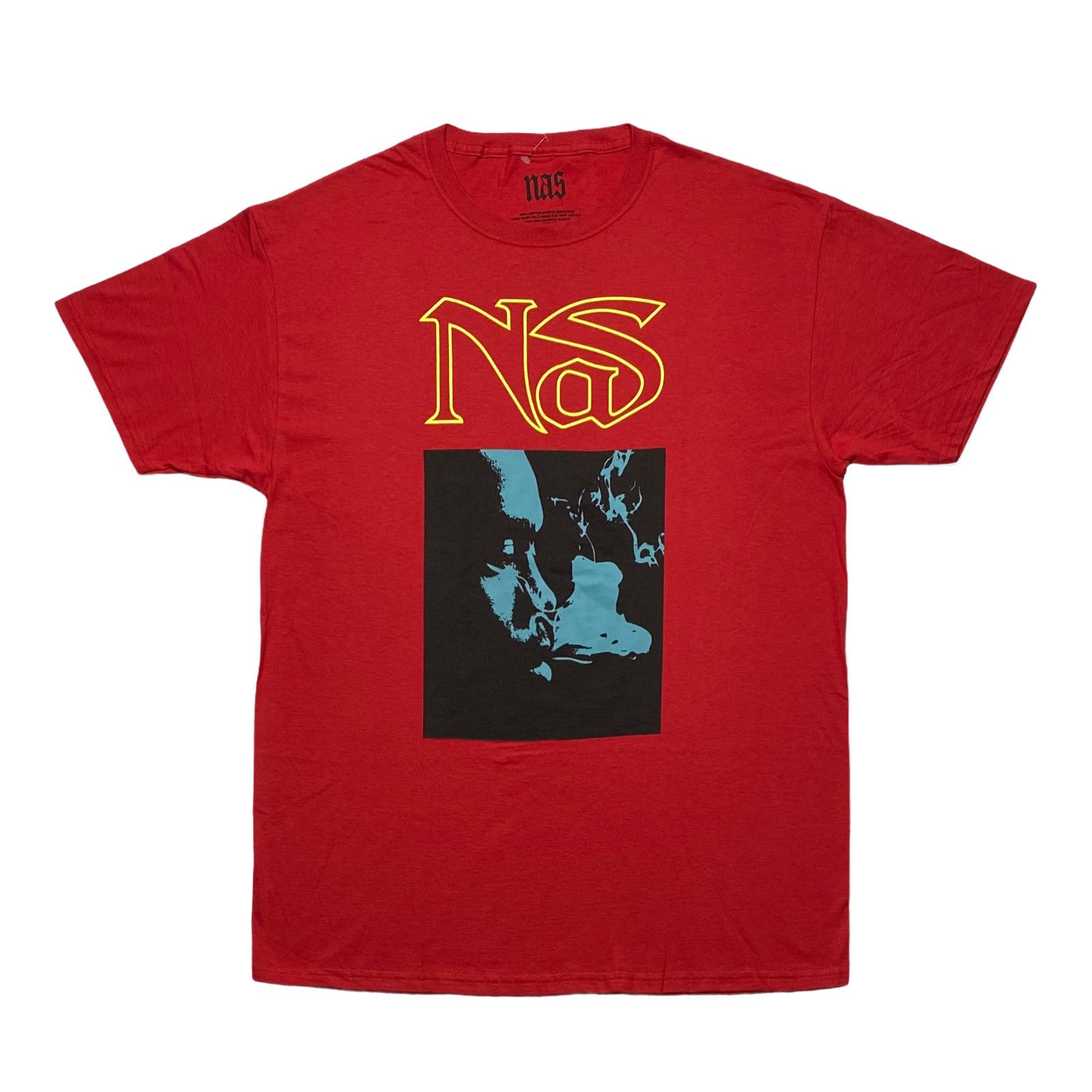 Brand New × Nas × Other NAS Smokin Stillmatic Graphic Print Rap Tee T ...