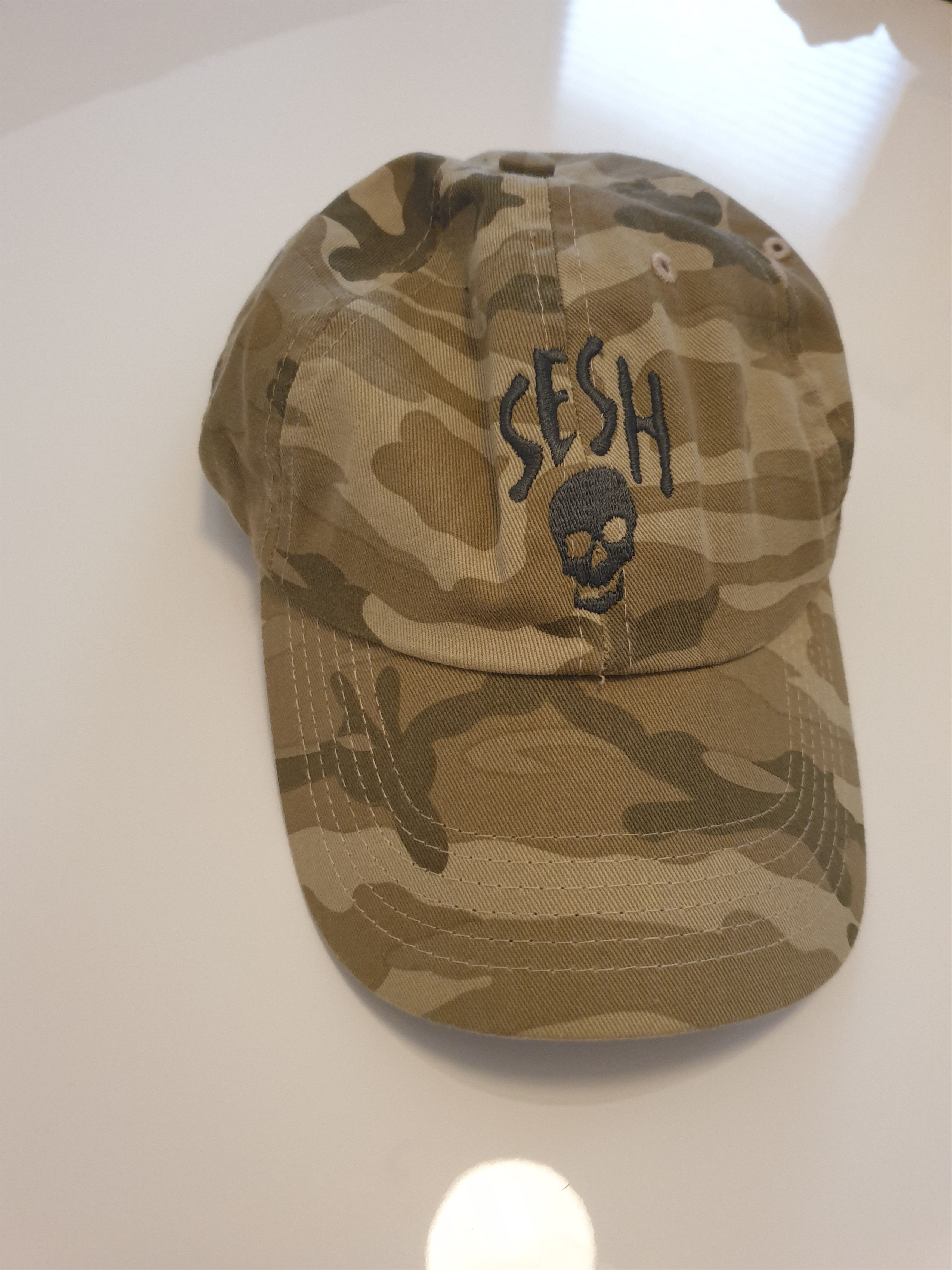Teamsesh Camouflage Teamsesh Skull Hat | Grailed