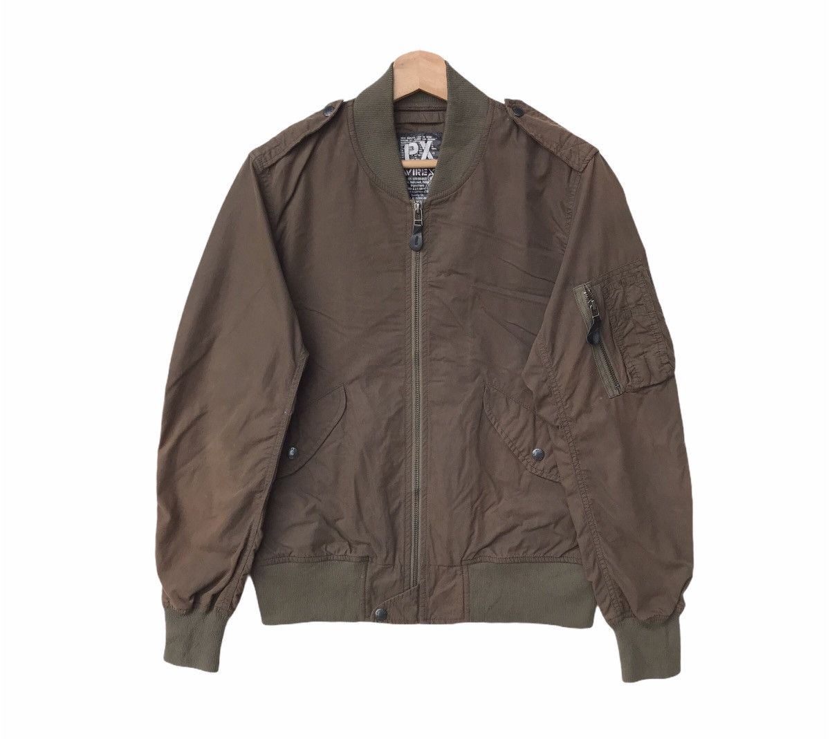 Avirex × Bomber Jacket × Japanese Brand Avirex Zipper Bomber Jacket ...