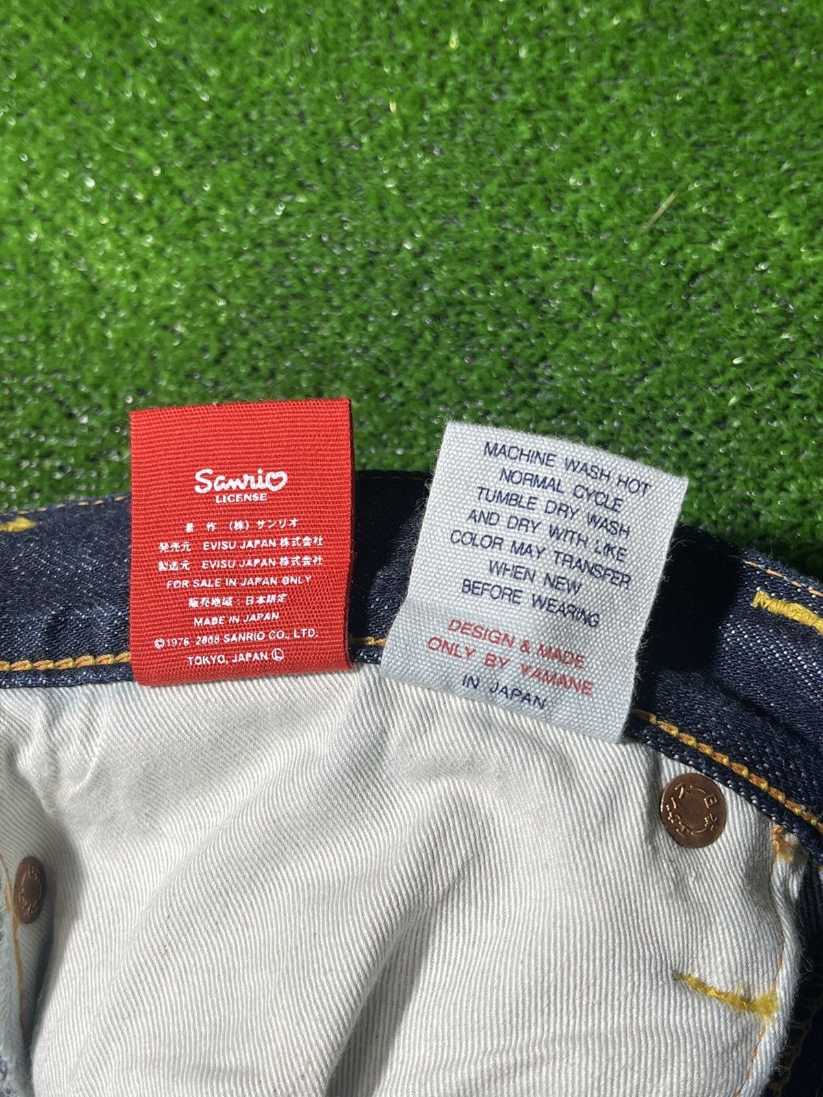 Evisu Evisu jeans selvedge Hello Kitty Collaboration | Grailed