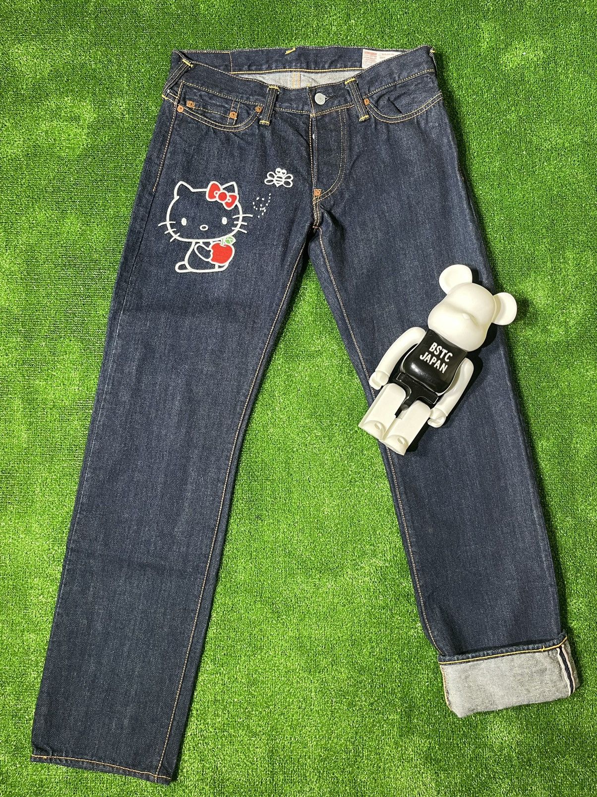 Evisu Evisu jeans selvedge Hello Kitty Collaboration | Grailed
