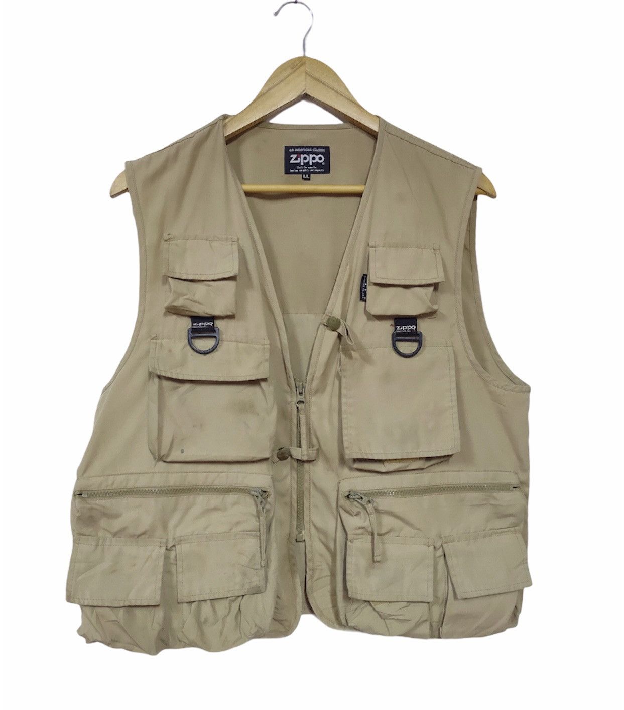 Vintage × Zippo Tactical Parachute Zippo Multipocket Vest | Grailed
