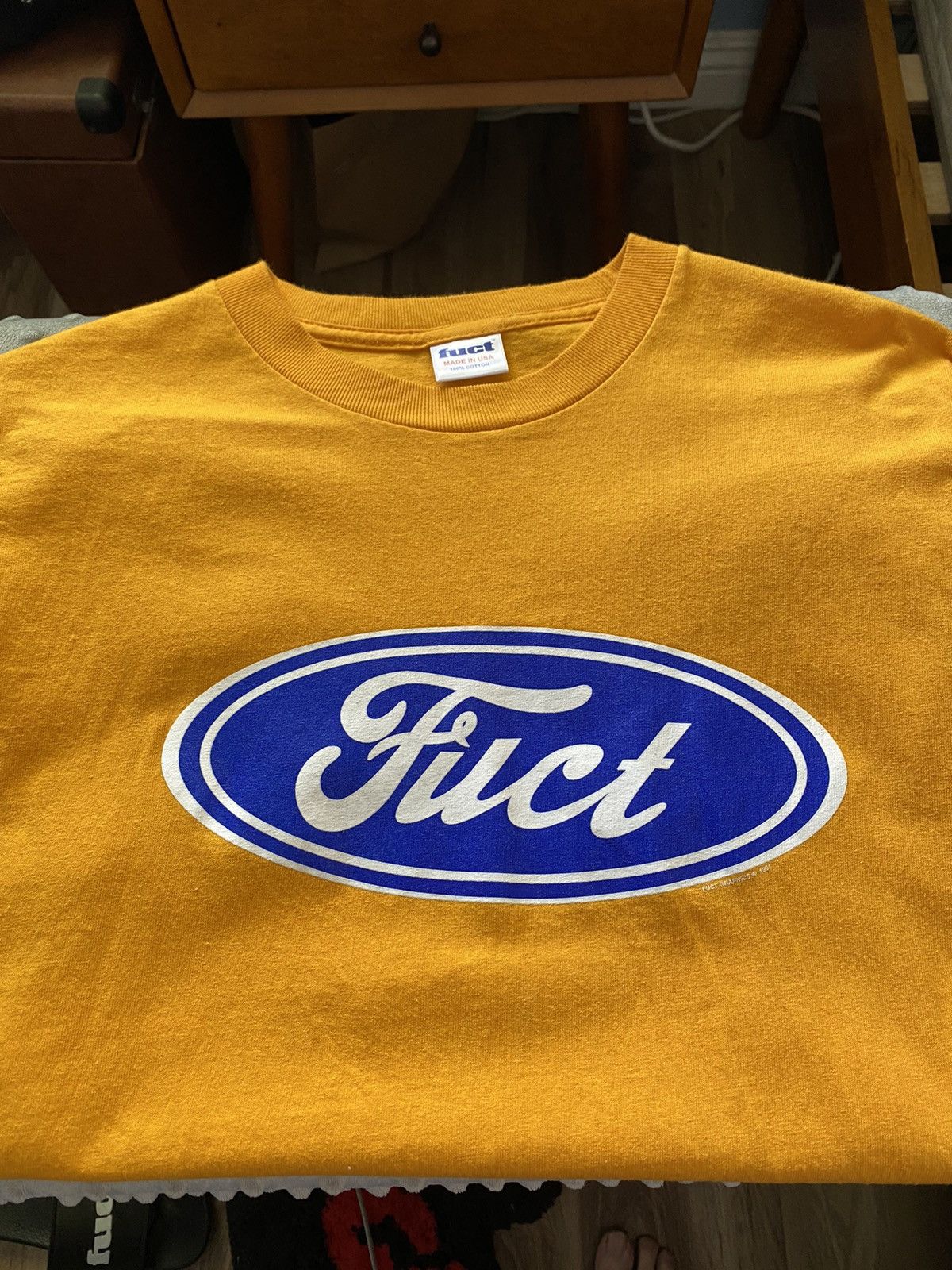 Fuct Fuct Ford logo (yellow) | Grailed
