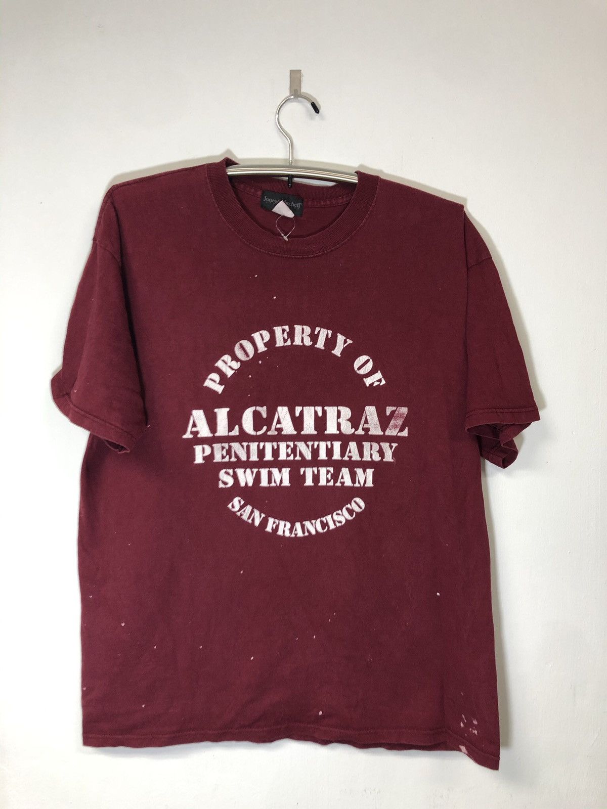 Vintage Alcatraz Jail T Shirt PENITENTIARY Swim Team San Francisco ...