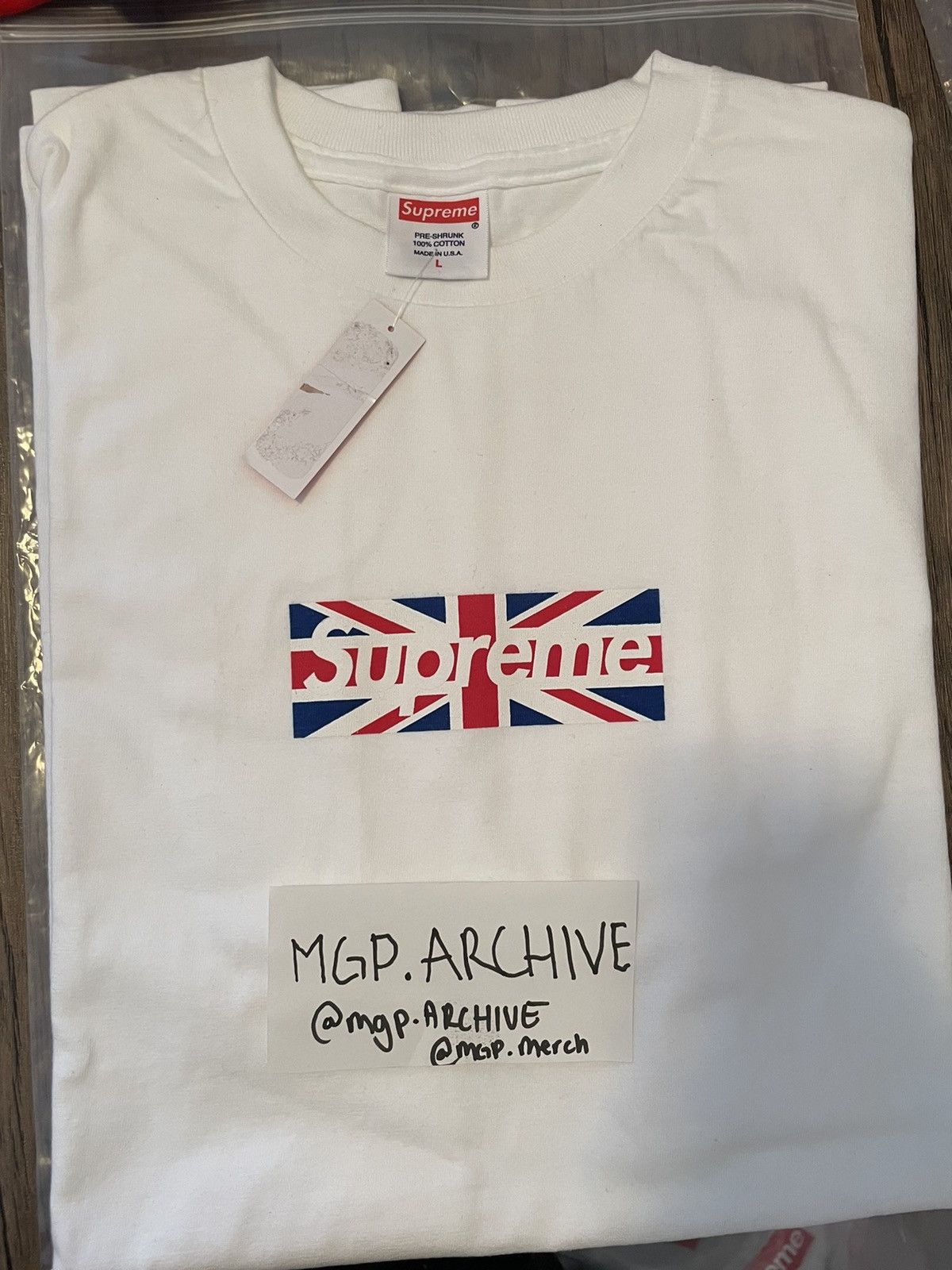 Supreme Supreme London store opening box logo | Grailed