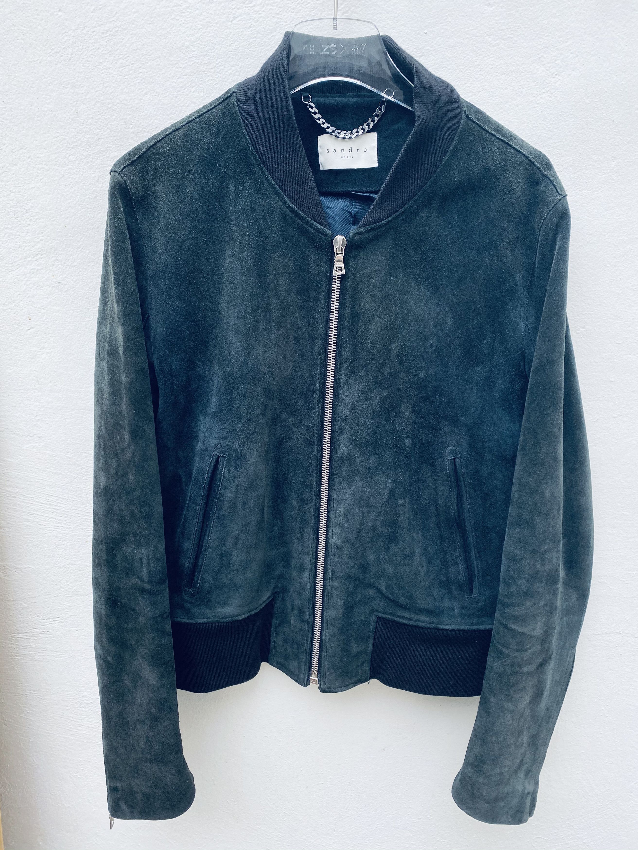Sandro Suede Leather Jacket | Grailed