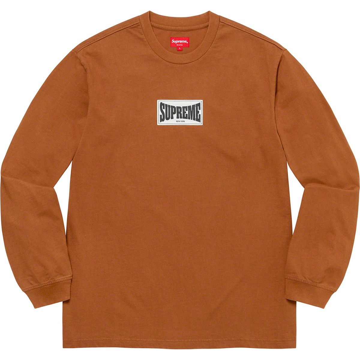 Supreme woven label ls top | Grailed