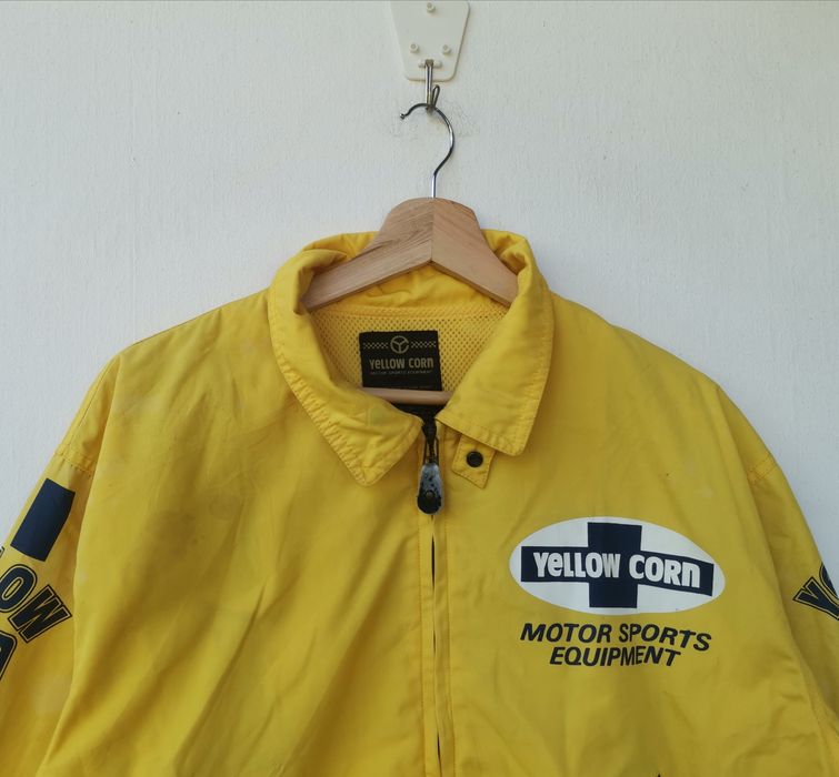 Yellow Corn Rare!! Distressed yellow corn jacket nice design | Grailed