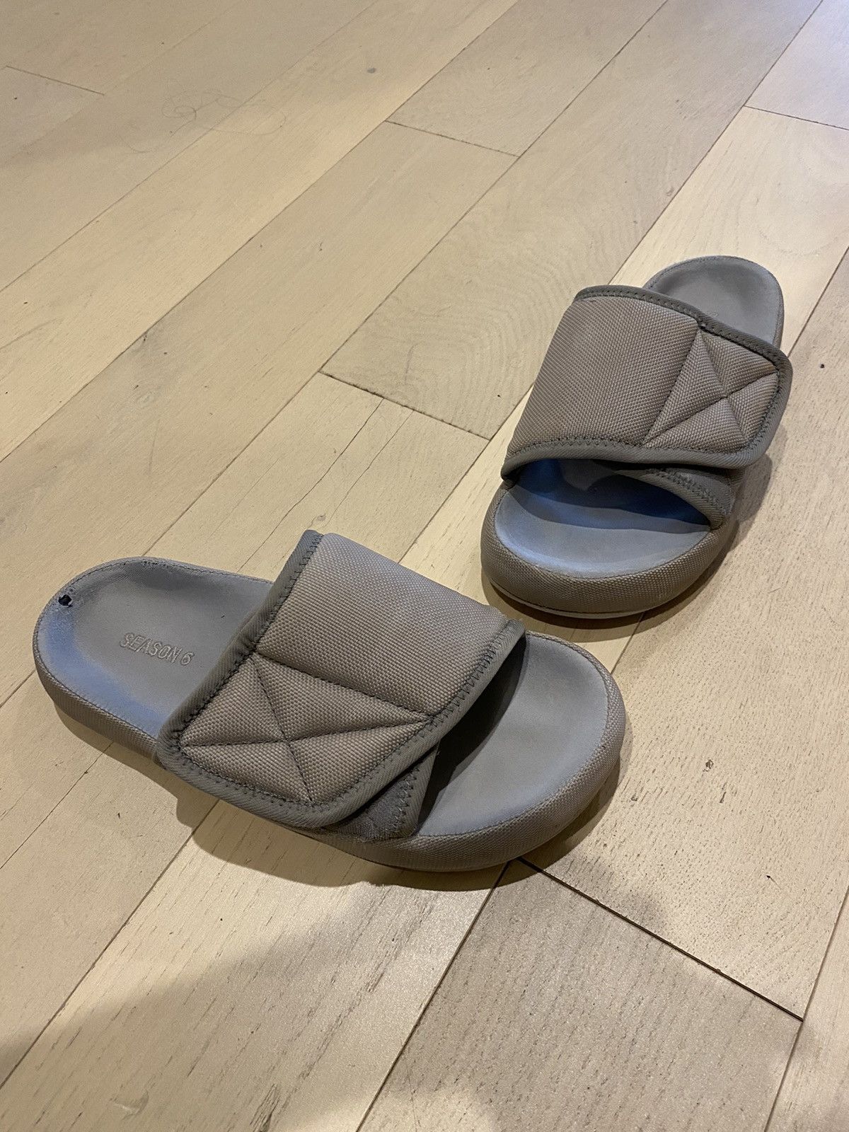 Yeezy Season Season 7 Taupe Slides | Grailed