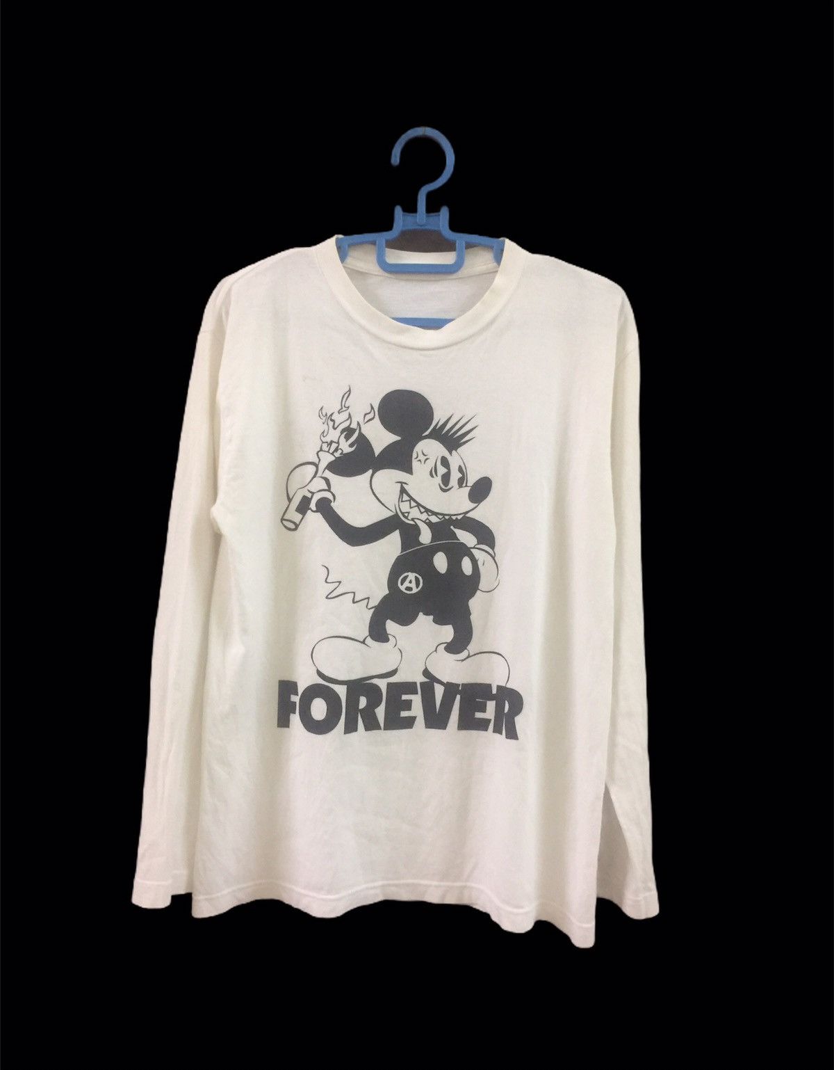 Mickey Mouse Vintage mickey mouse Anarchy shirt | Grailed