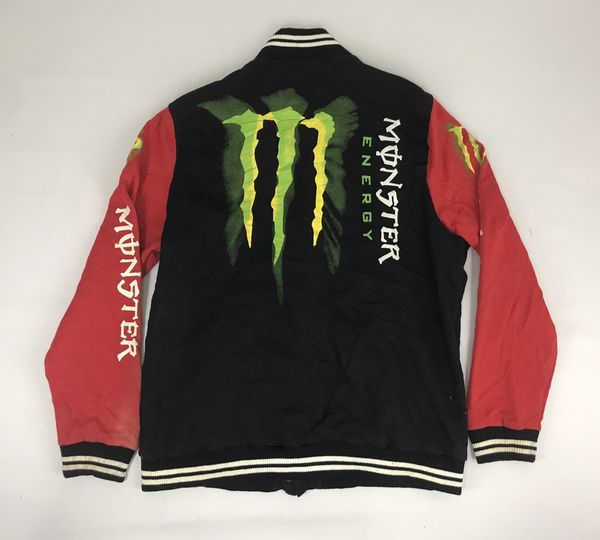 Vintage Vintage Monster Energy Varsity Jacket Motorsport Racing | Grailed