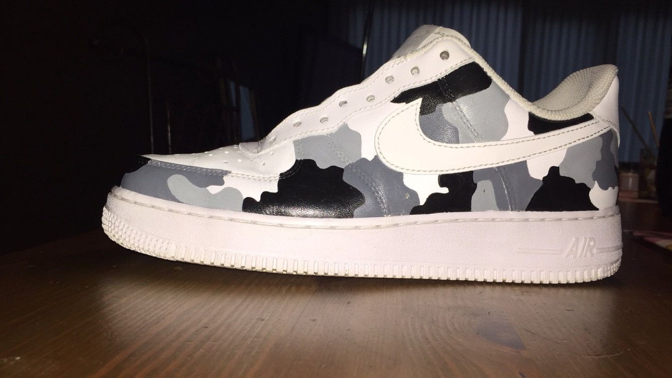 Nike Nike Air Force 1 Camo Custom | Grailed