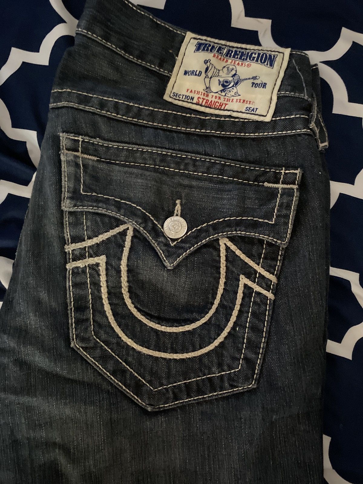 True Religion True religion super T double stitch STEAL | Grailed