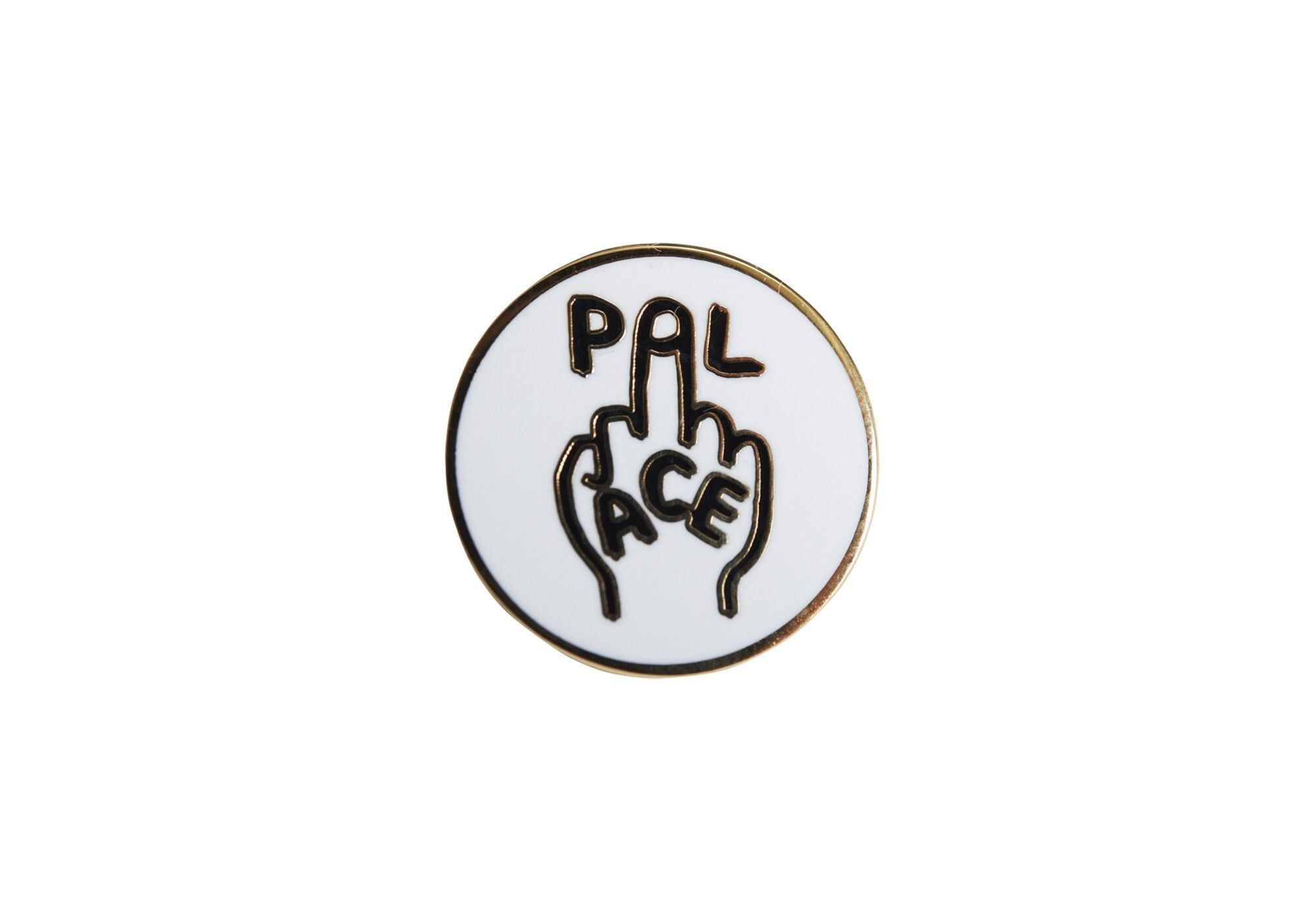 Palace Middle Finger Pin | Grailed
