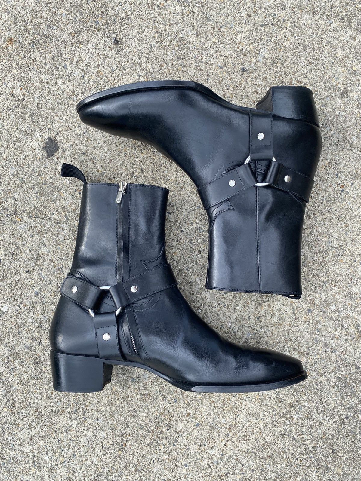 Story Et Fall SeF 560 Harness Boot in Black Calf Leather | Grailed
