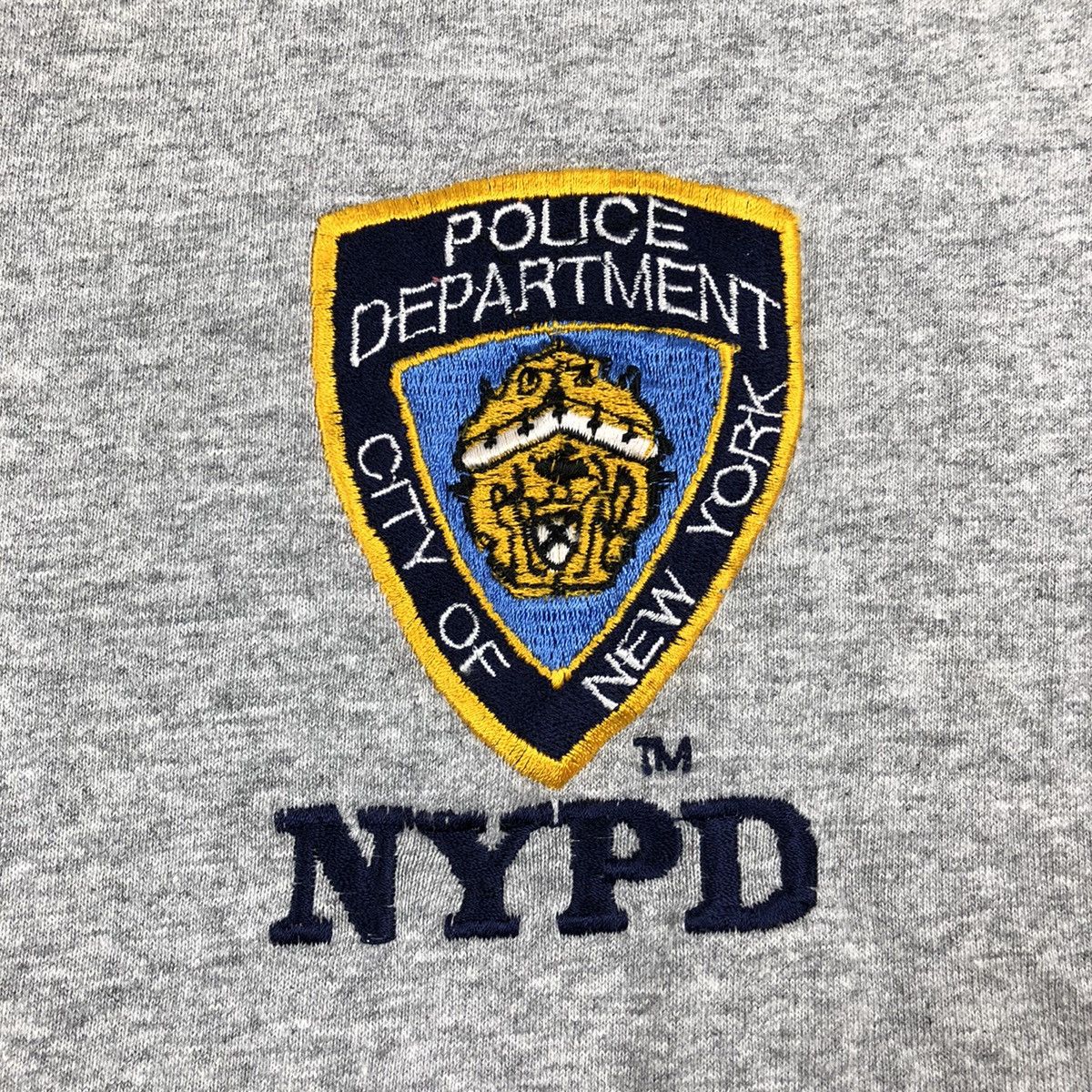 Vintage NYPD t-shirt vintage tee 90s retro grey American vintage | Grailed