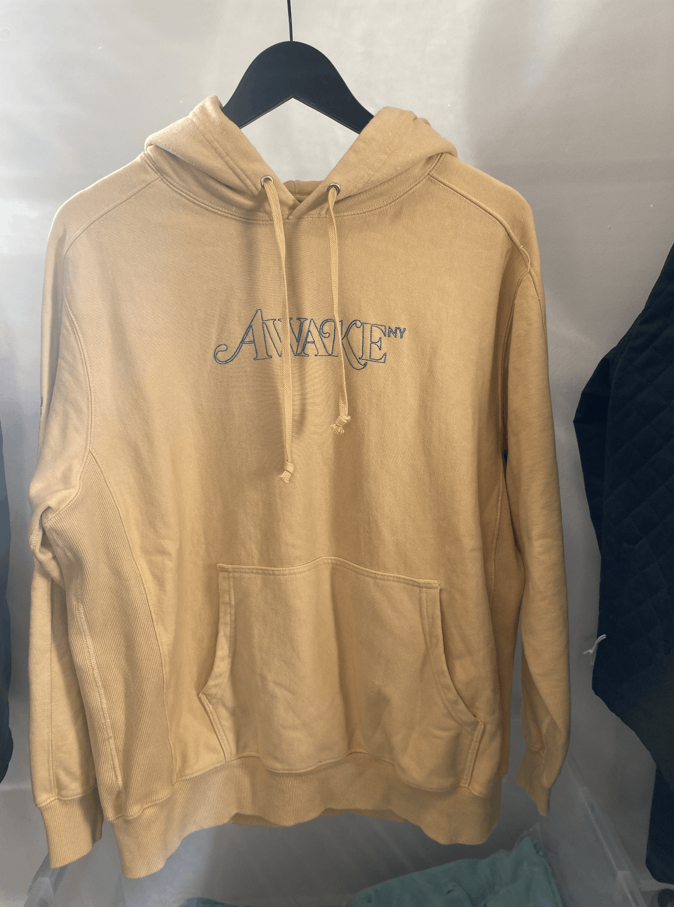 Awake Classic Outline Logo Paneled Embroidered Hoodie | Grailed